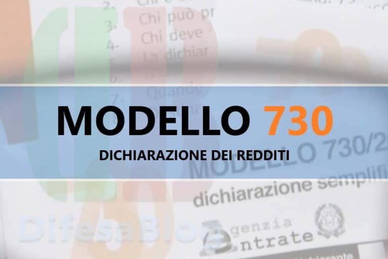 Modello 730 semplificato – DB