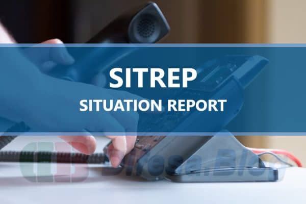 SITREP o situation report – DB